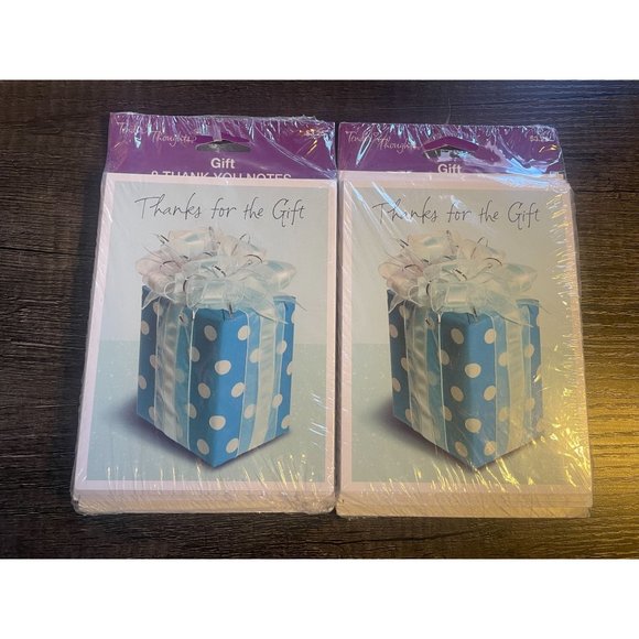 Tender Thoughts | Party Supplies | 2 8 Packs Thanks For The Gift ...
